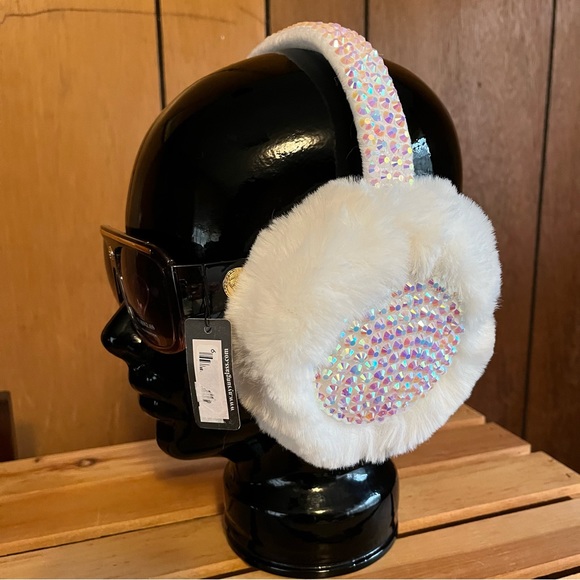 Accessories | Snow White Bling Ear Muffs | Poshmark